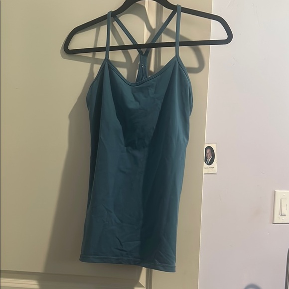 lululemon athletica | Tops | Lululemon Athletica Blue Strappy Tank Top ...